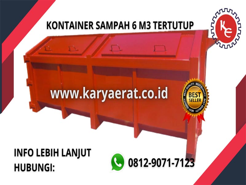 KONTAINER SAMPAH 6 M3 - Karya Erat - Produsen & Supplier Tempat Sampah ...